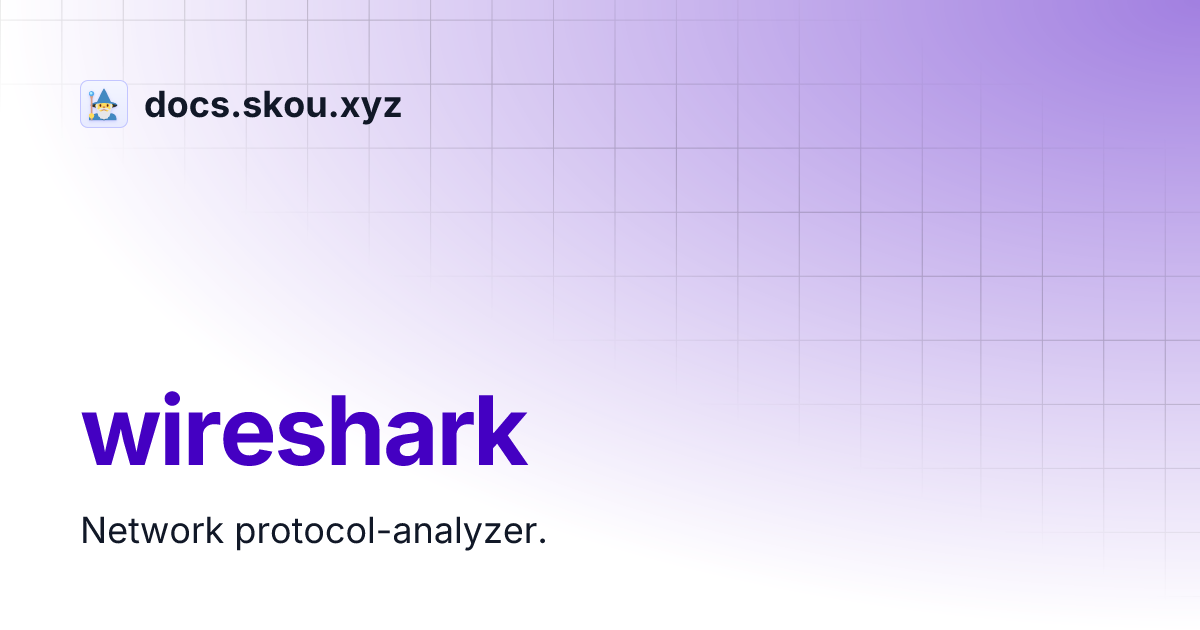 wireshark | skou.xyz